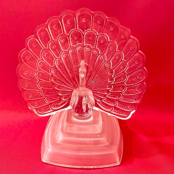 Art | Cristal Darques Crystal Peacock Figurinecollectible Crystal ...